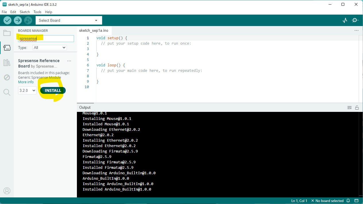 Spresense の開発を行うための Arduino IDE の初期設定を済ませる | 僕とガジェット
